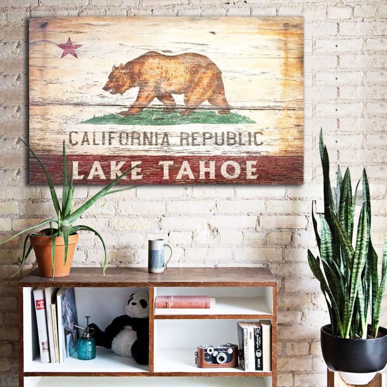 California Republic Vintage Sign | Personalized & Custom Wood Sign