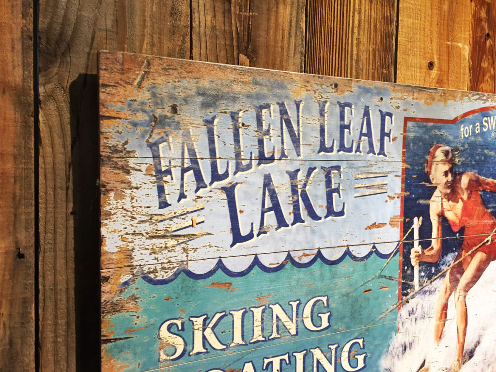 Water Skiing Custom Sign | Personalized & Retro Lake Sign