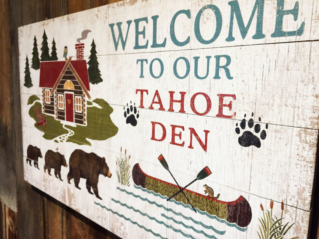 Welcome to our Den Vintage Sign | Personalized & Retro Cabin Sign