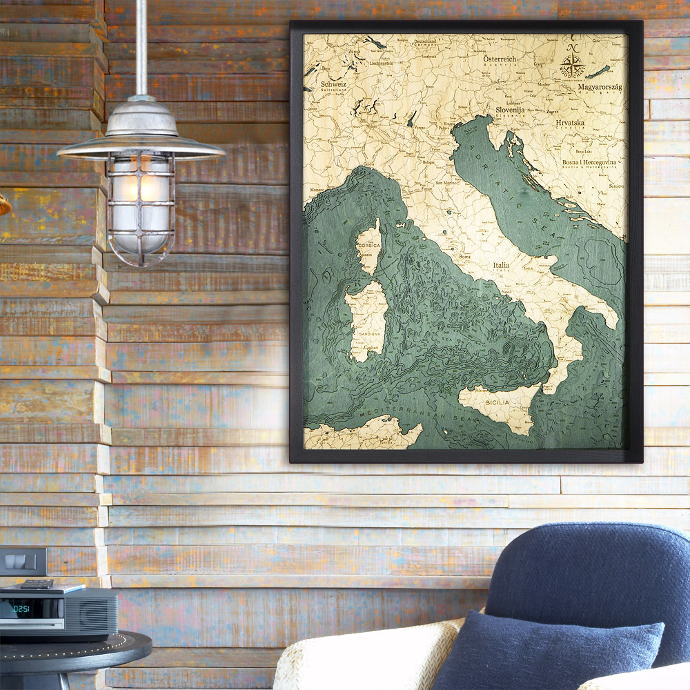 Home & Living 3D City Plan Italy capital Street 3D Maps Travel Art Rome ...