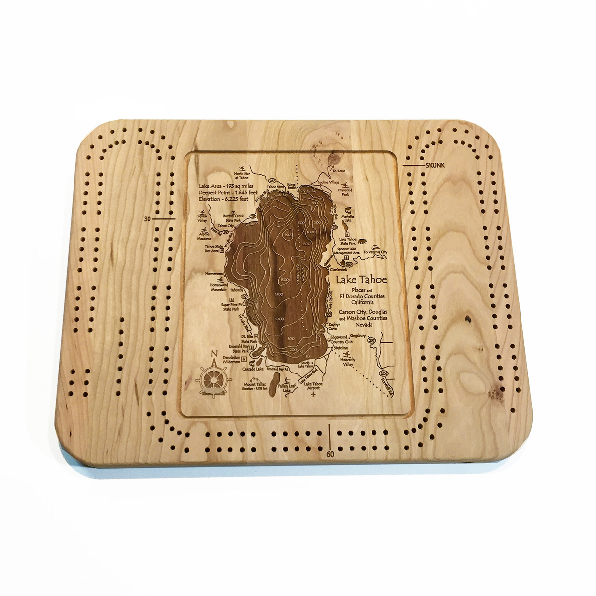 The Nautical Cribbage Board Collection | Wooden, Laser-etched Cribbage ...