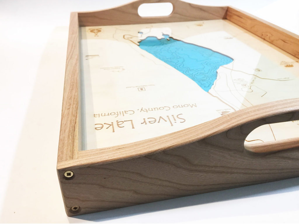 Hawaii, HI Nautical Wood Serving Tray