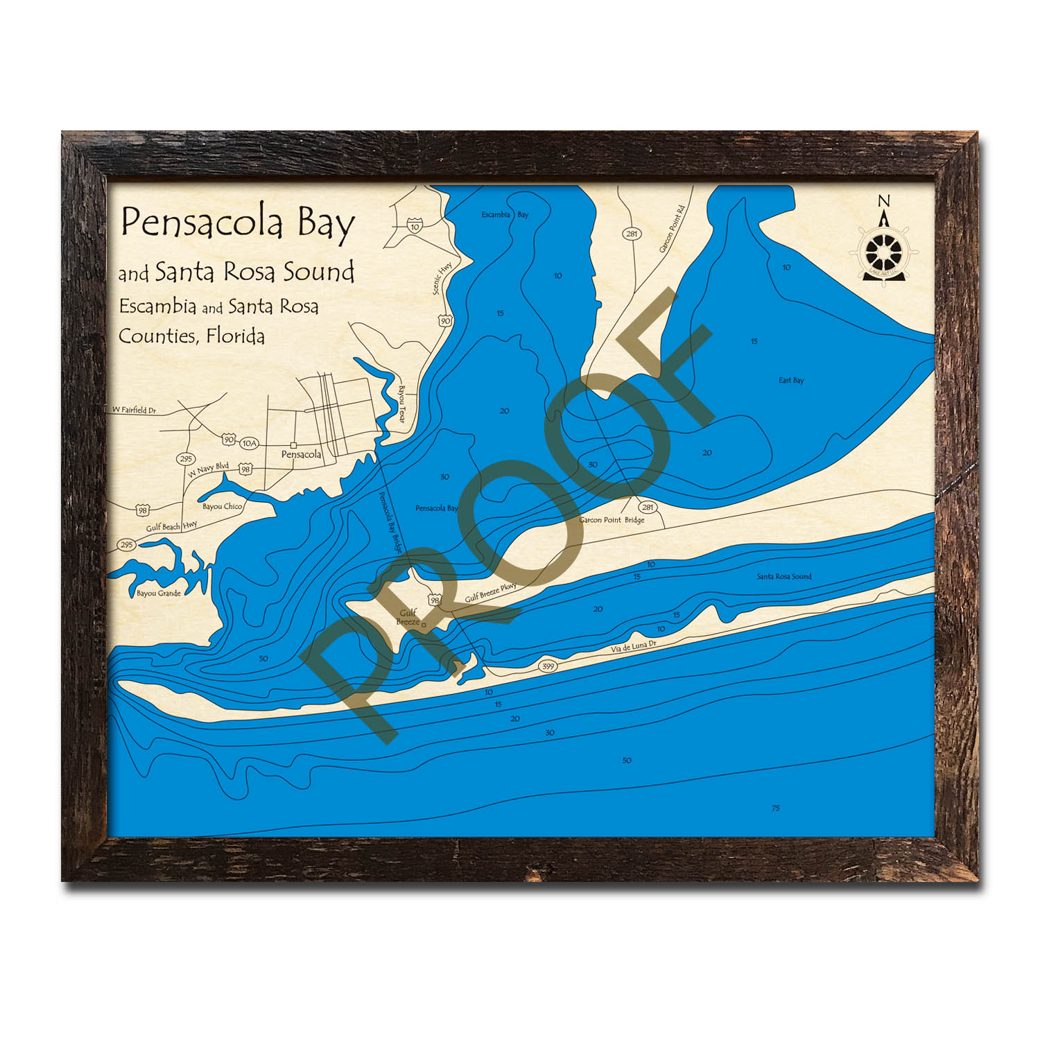 Nautical Maps Of Pensacola Florida
