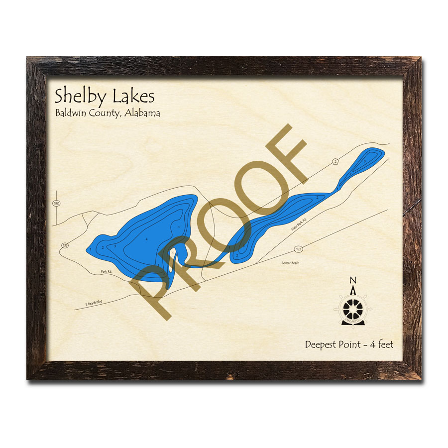 Pickwick Lake Wood Map | 3D Nautical Wood Charts