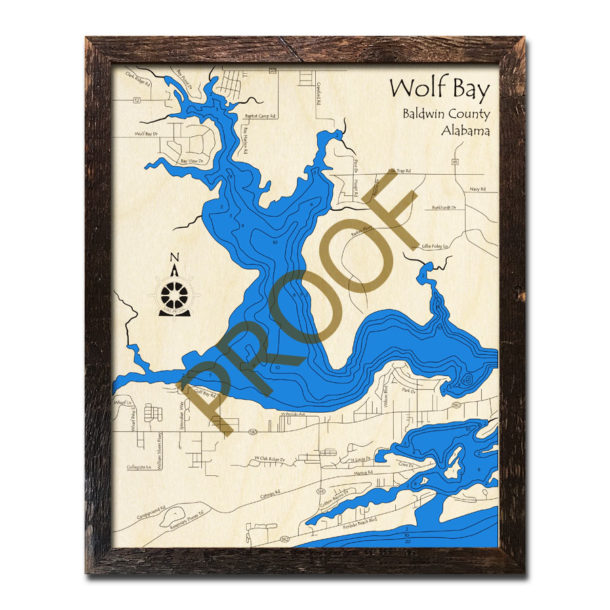 Pickwick Lake Wood Map | 3D Nautical Wood Charts