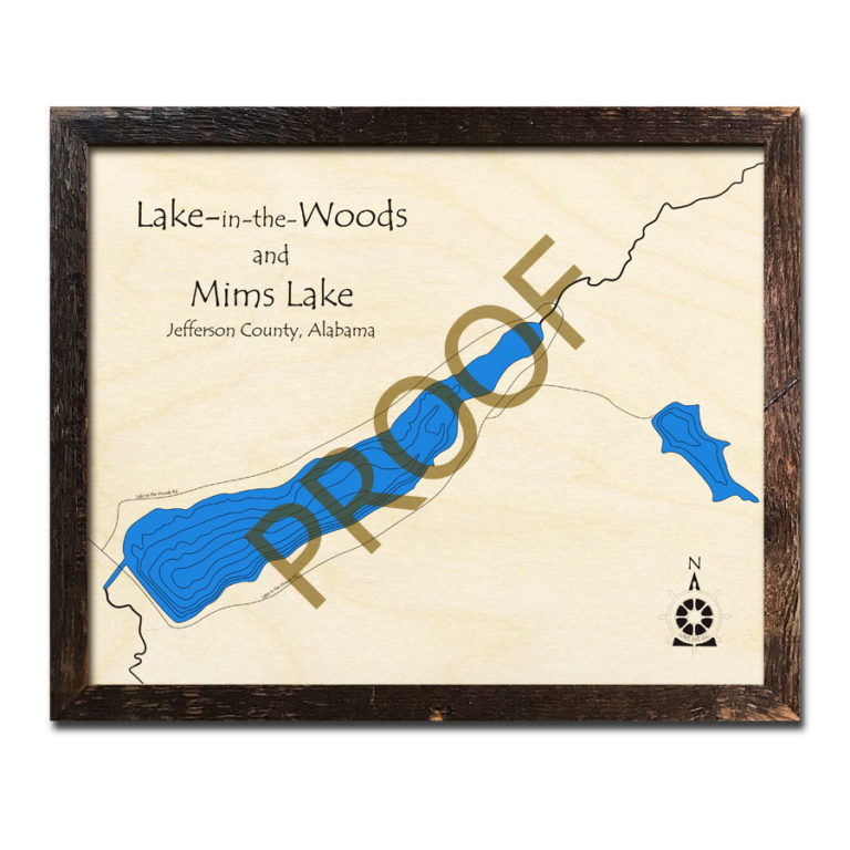 Weiss Lake, AL Wood Map | 3D Nautical Wood Charts