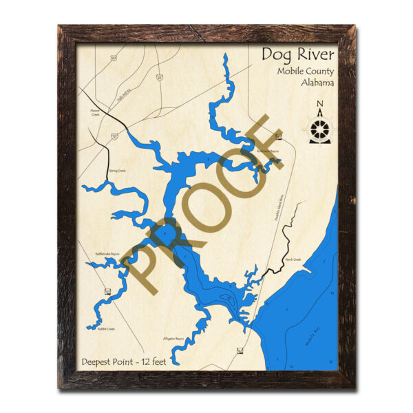 Pickwick Lake Wood Map | 3D Nautical Wood Charts