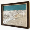 Squaw Valley Palisades Tahoe 3D Ski Trail Map Art | Wooden Ski Map ...