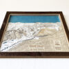 Squaw Valley Palisades Tahoe 3D Ski Trail Map Art | Wooden Ski Map ...