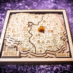 Fortnite Wood Map Collection | 3D Wooden Fan Art