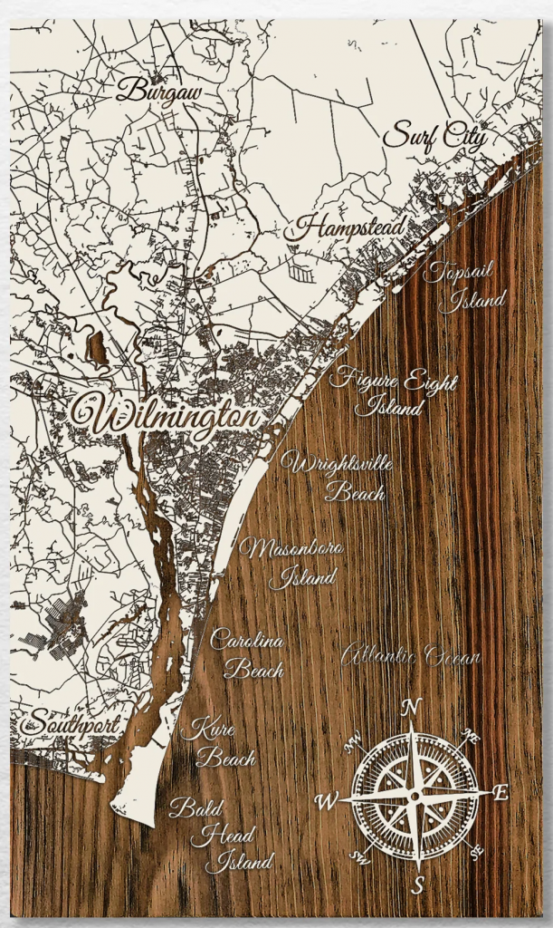 Wilmington South Carolina Coastal Map