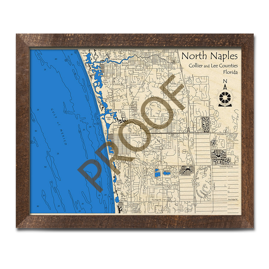 Map North Naples Florida