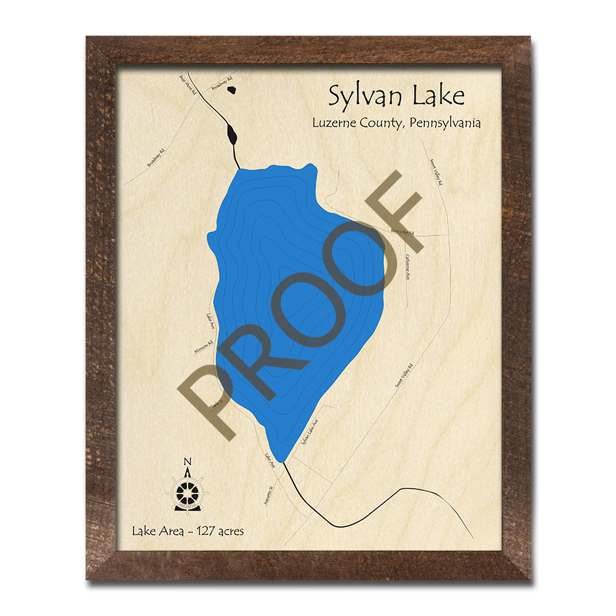Lake Arthur Pennsylvania Fishing Map Pennsylvania Fishing Maps