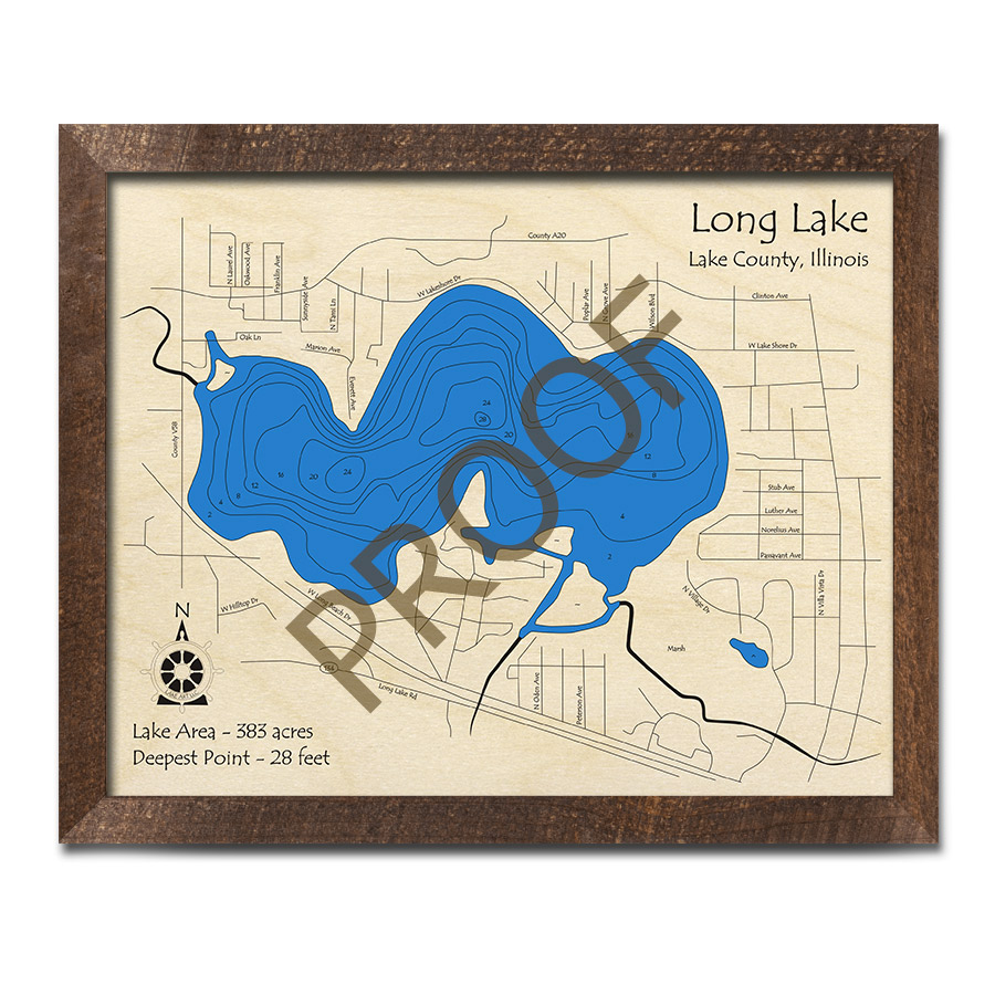 Long Lake Fishing Map Of Illinois Fish Near Long Lake, IL Find