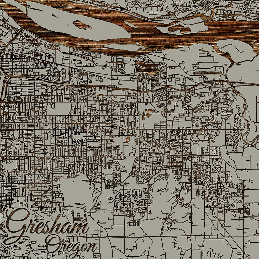Gresham Oregon Street Map