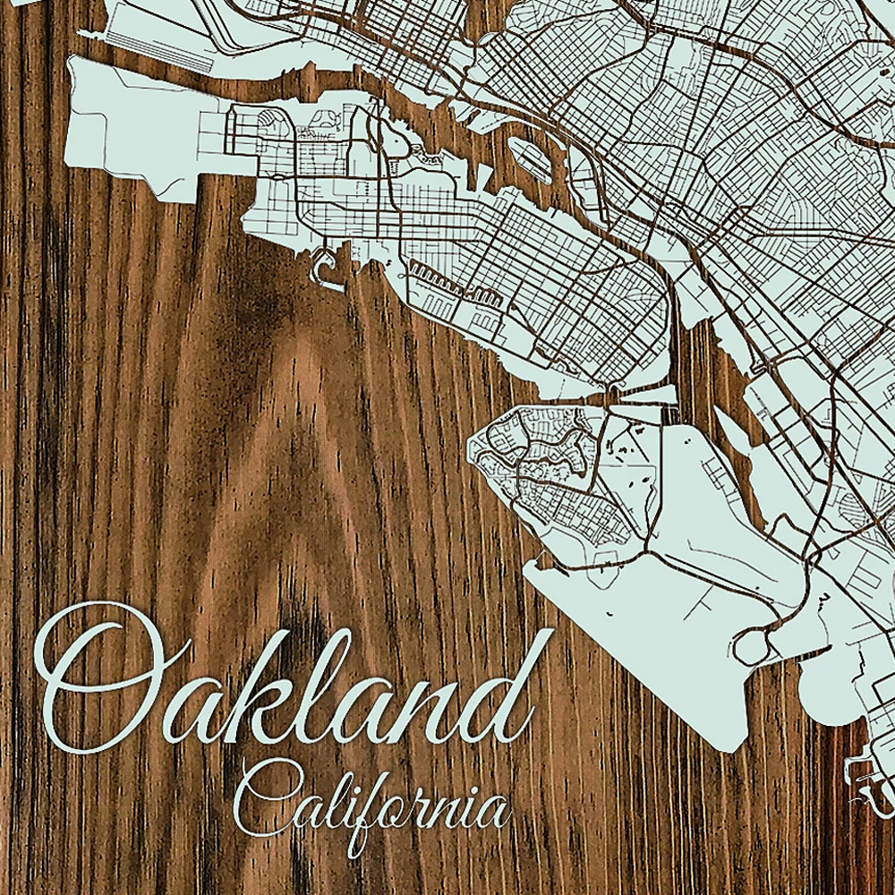Map Oakland California Airports In The City Of Oakland, California