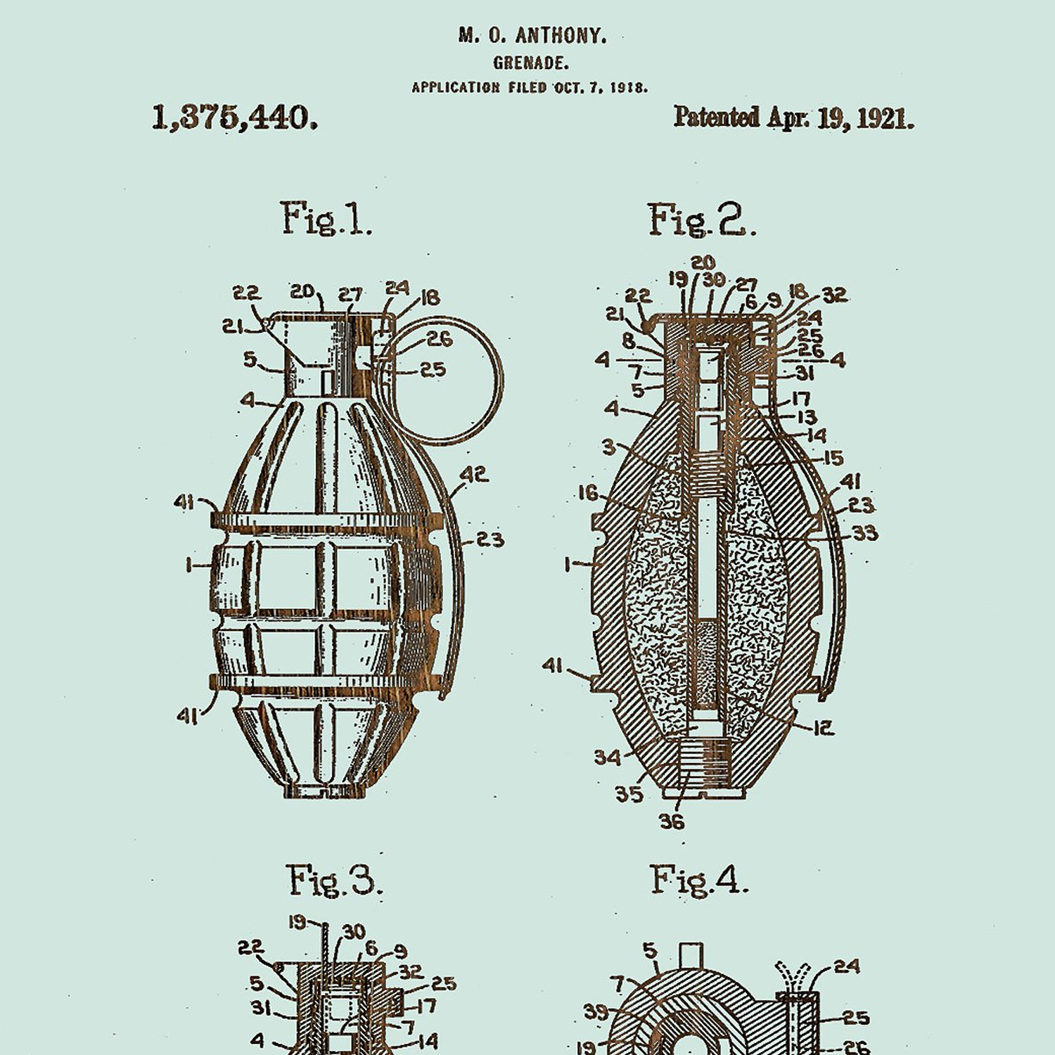Home & Living Anthony Grenade 1921 Wall Hangings etna.com.pe