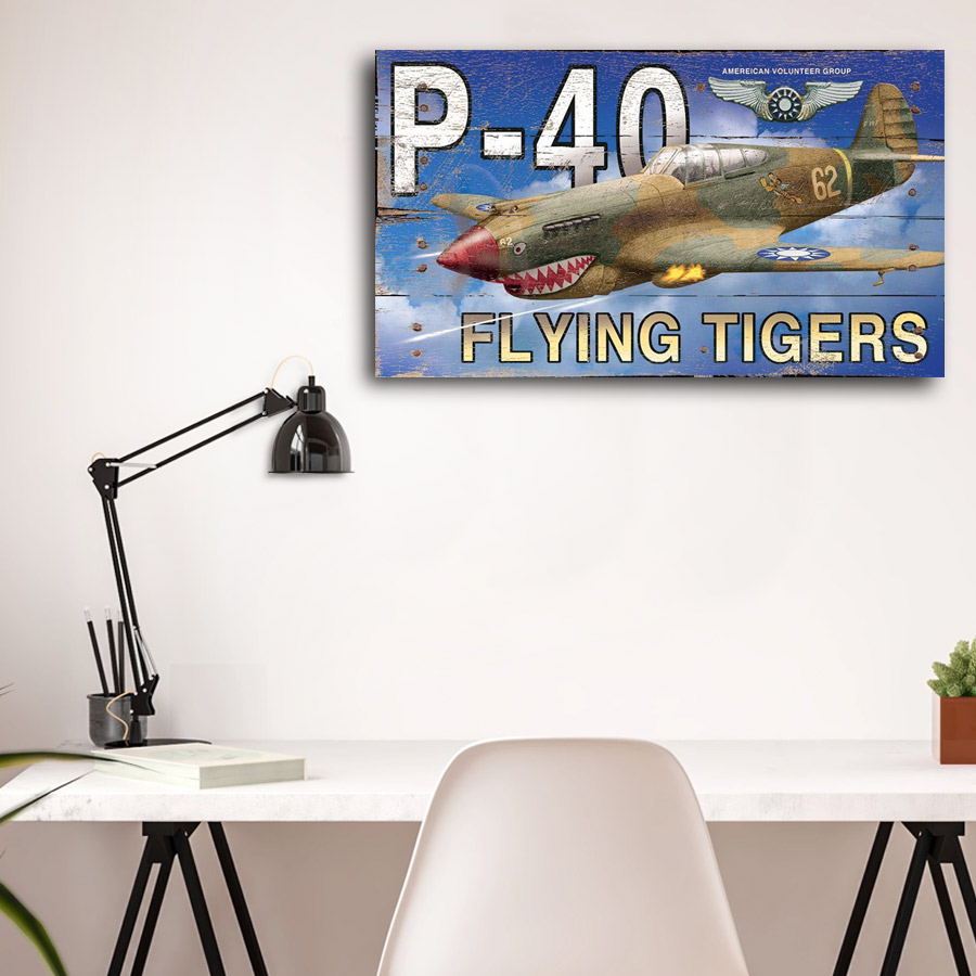 Vintage Airplane Decor