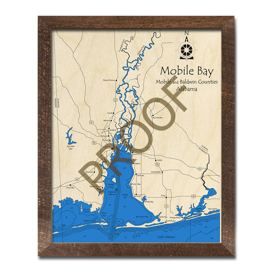 Mobile Bay Map