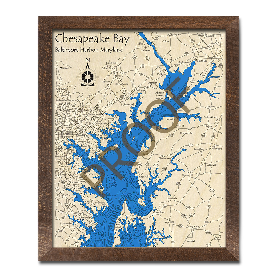Map Of Chesapeake Bay Maryland