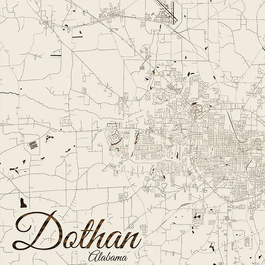 Map Of Downtown Dothan Alabama