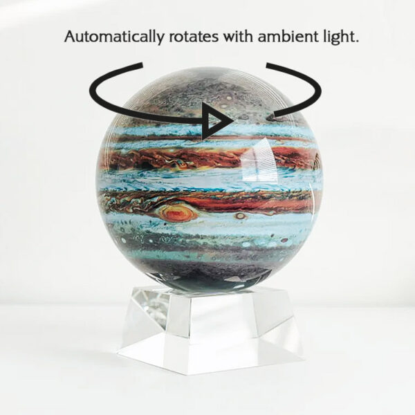 Planet Jupiter Rotating Globe | Solar Powered Moving Globe