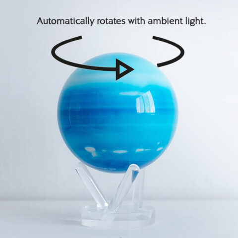 Planet Uranus Rotating Globe | Solar Powered Moving Globe