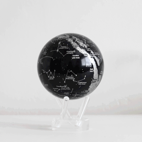 Constellations Rotating Globe | Solar Powered Moving Globe