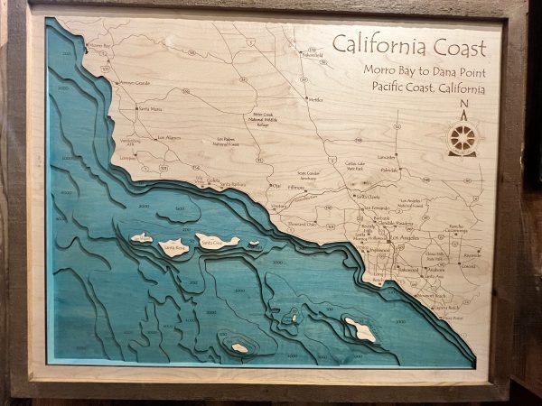 California Coast - Morro Bay to Dana Point - 3D Nautical Chart ...
