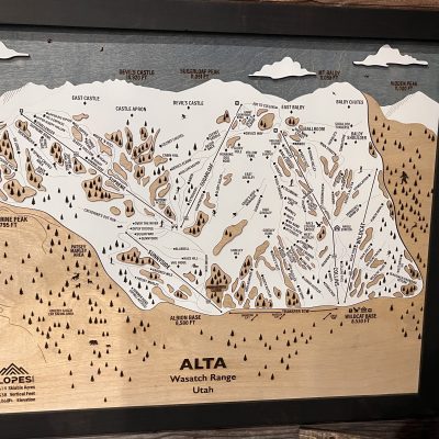 Nautical Maps | 3D Wood Maps | Wood Ski Trail Maps | Nautical Décor